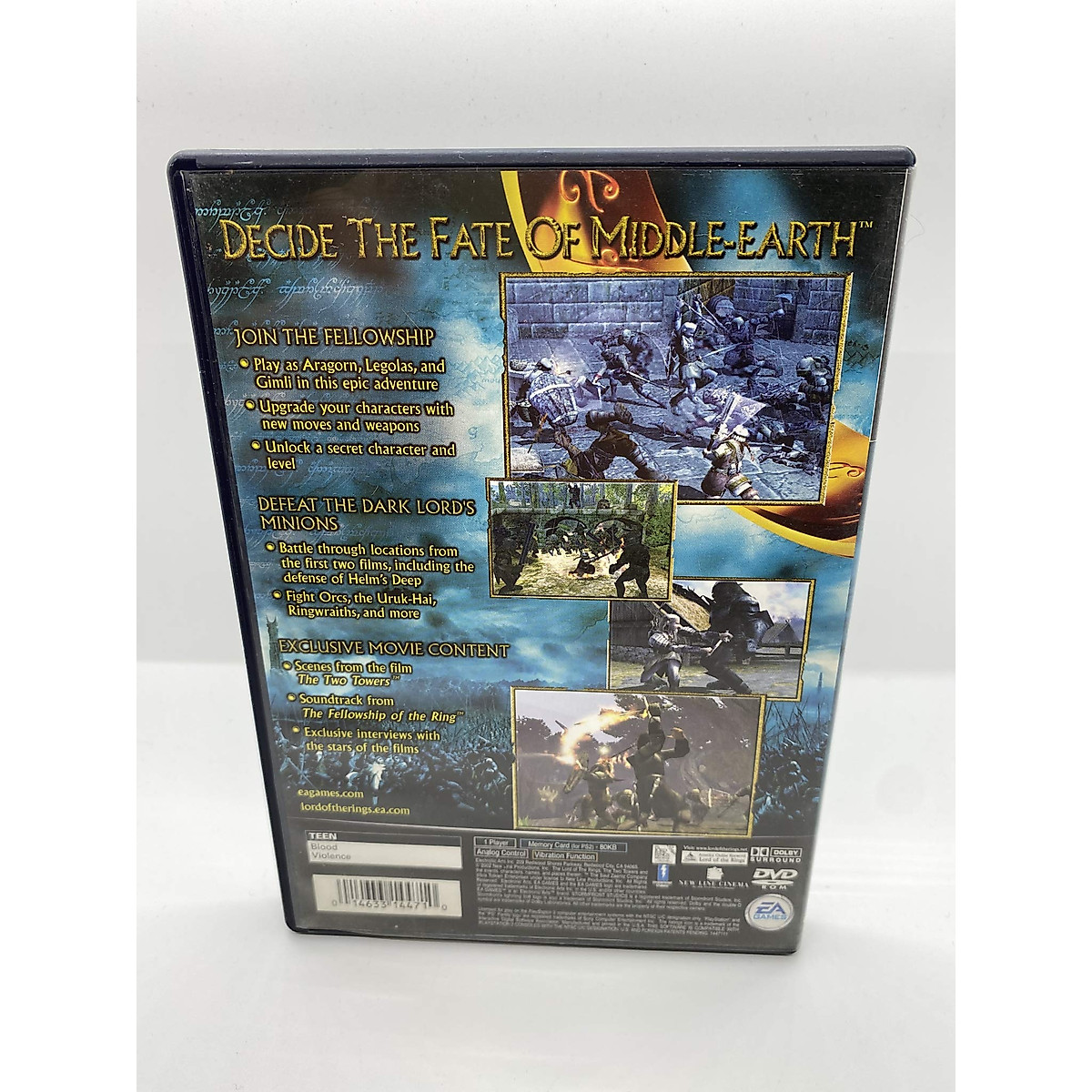 Lord of the Rings The Two Towers - PlayStation 2