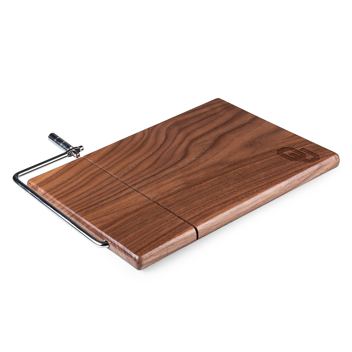 NCAA Alabama Crimson Tide Meridian Black Walnut Cutting Board with Cheese Slicer