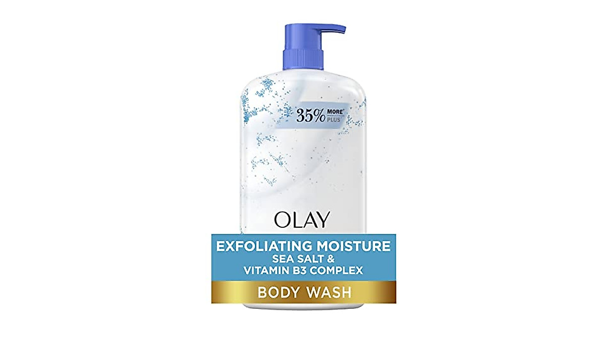 Olay Exfoliating Body Wash with Sea Salts - Hydrate & Renew 4 Pack
