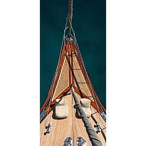 AquaTeak The Original 18" Grate Teak Shower Bench with Shelf