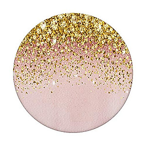 Glam Ombre Pink Designed PopSockets PopGrip: Swappable Grip for Phones & Tablets