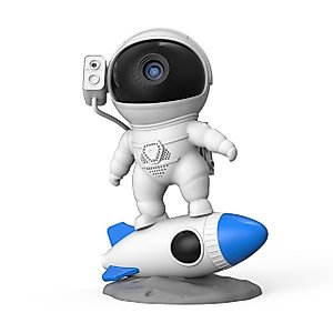 SFOUR Star Projector Galaxy Night Light,Rocket Astronaut 12 Sheets of Film to Meet The Fantasy of The Starry Sky Extreme, Gift for Kids Adults for Bedroom, Christmas, Birthdays, Valentine's Day etc.