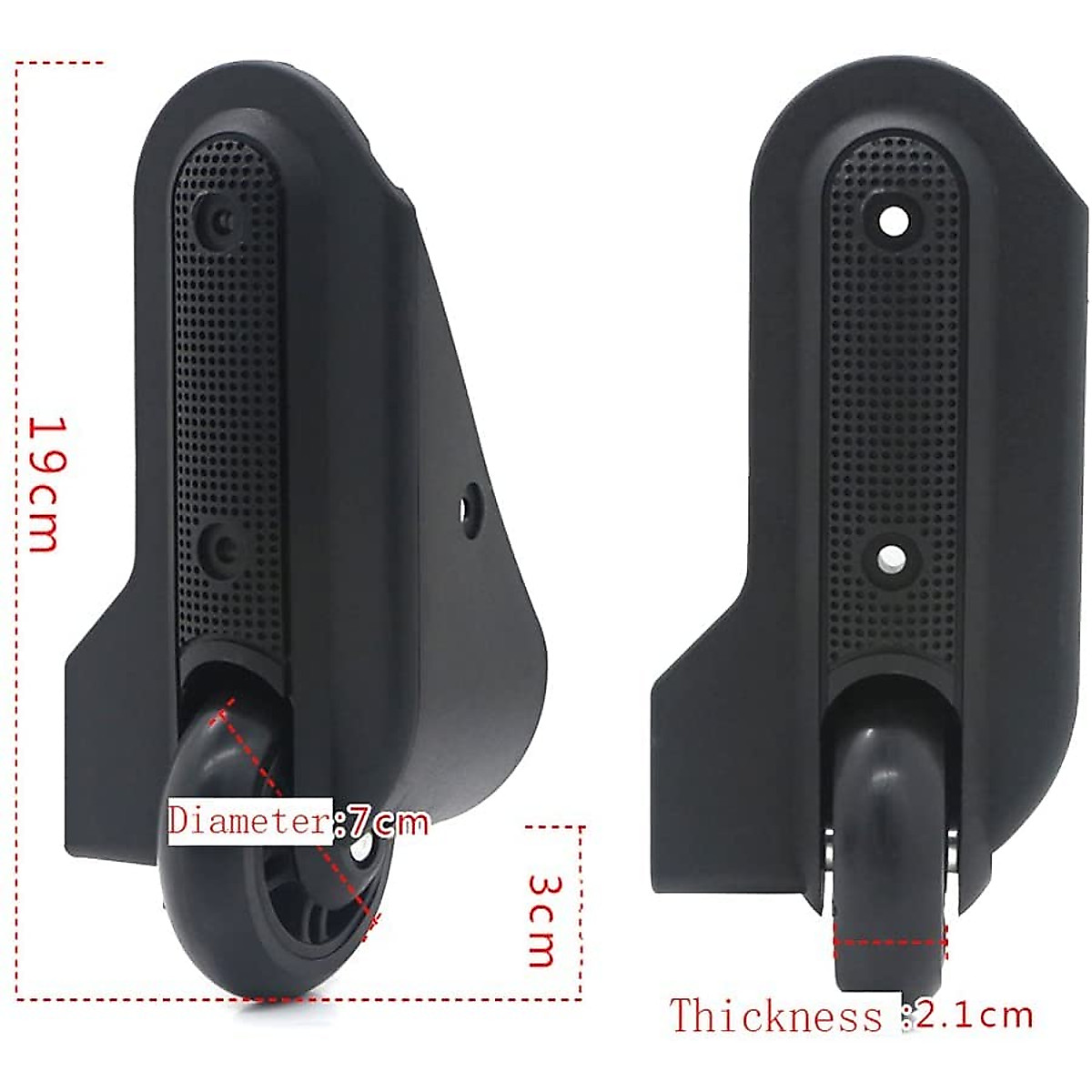 Zoofen Luggage Wheel Replacement Rolling Duffel Bag Suitcase Repair Kit (D047)