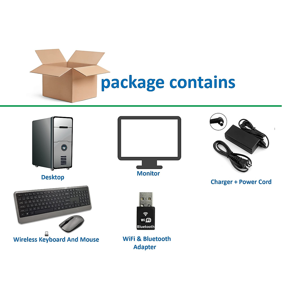 HP 705 G1 Computer Desktop PC AMD A4-Pro 7300B Processor, | 8GB Ram, 1 TB Hard Drive | WiFi & Bluetooth, Wireless Keyboard Mouse, New HP 27 Inch LED Monitor, Windows 10 (Renewed)