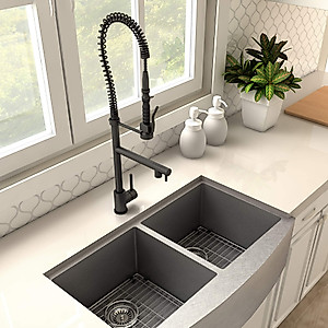 ZLINE Van Gogh Kitchen Faucet in Electric Matte Black (12-0140-EMB)