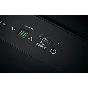 Frigidaire FFAD2233W1 Dehumidifier, Low Humidity 22 Pint Capacity with a Easy-to-Clean Washable Filter and Custom Humidity Control for maximized comfort, in White