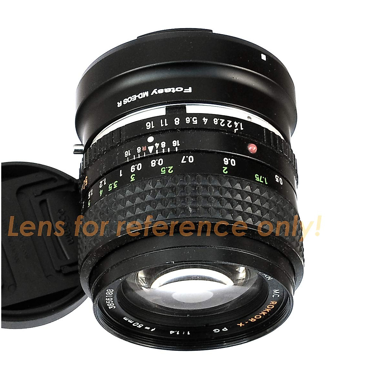 Fotasy Minolta MD Lens to Cannon EOS RF Mount Adapter, MD EOS R Adapter Ring, Adapter for Minolta MD MC Rokkor Lense, Compatible with Canon EOS R Mirrorless Camera EOS R RP Ra R3 R5 R6 R7 R10