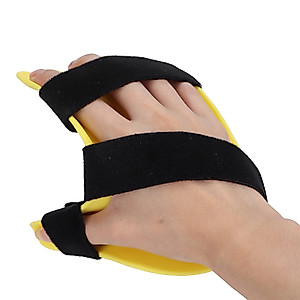 Finger Orthotics Splint Finger Training Board Rehabilitation Hand Brace Support for Stroke, Hemiplegia, Traumatic Brain Injury Men Women(Right Hand)