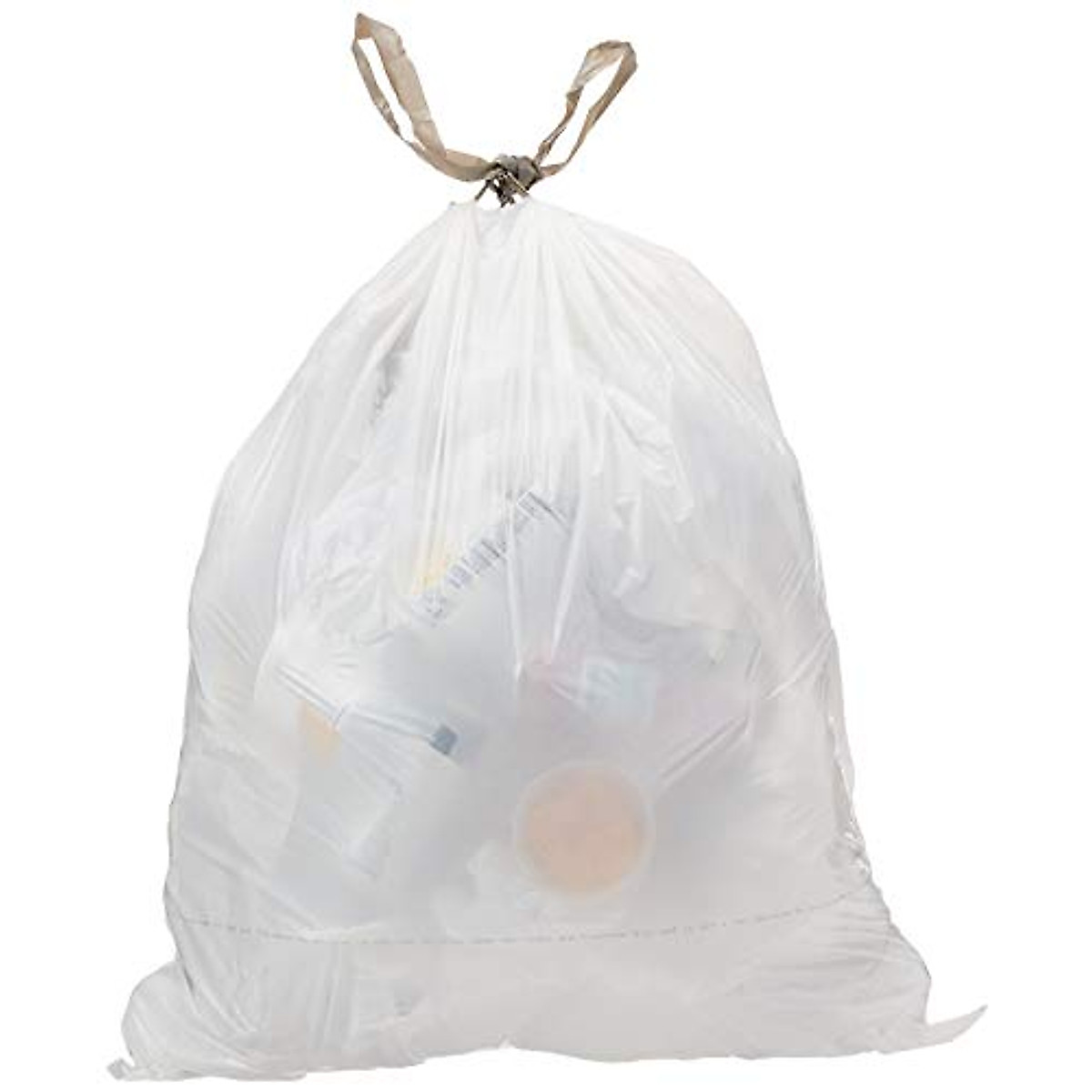 AmazonCommercial 18 Gallon Trash Compactor Bags /w Drawstrings - 2 MIL - 50 Count