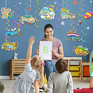 Oh The Places You'll Go Decorations Graduation Decorations Oh The Places You'll Go Hanging Swirl Decorations Baby Shower Decorations Kindergarten Graduation Decorations