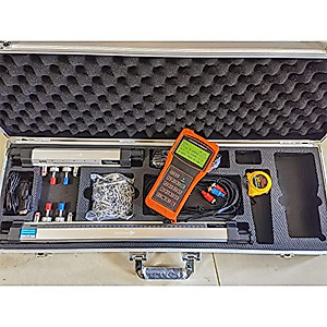 TR-DTI-100H-HS + HM DTI Velocity Meter Digital Transit-Time Ultrasonic Flow Meter for Milk DN15 ~ DN300mm Pipe Size with HS HM Transducer -40~90 C Bracket Sensor Water Flowmeter