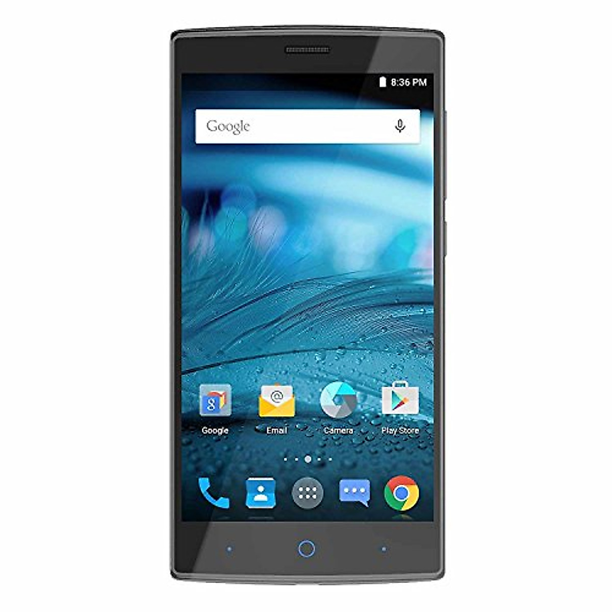 ZTE ZMAX 2 16 GB Z958 AT&T GSM Unlocked 4G LTE 5.5'' IPS LCD 8MP Android Smartphone - Black