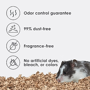 Kaytee Clean & Cozy Natural Paper Bedding, Made for Small Animals, 24.6 Liters