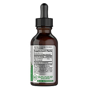 Horbäach Olive Leaf Extract Liquid | 2 fl oz | Vegetarian Drops | Alcohol Free, Non-GMO, Gluten Free Supplement