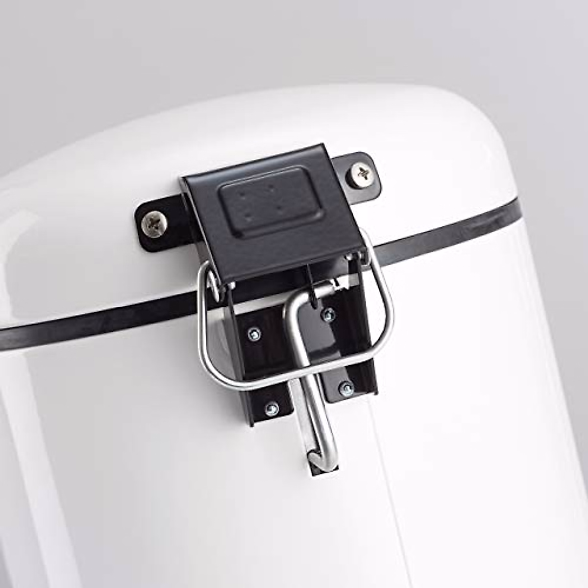 Wesco Baseboy Stainless Steel Waste Bin in Almond with a Volume of 20 litres - with Foot Pedal 38 x 38 x cm