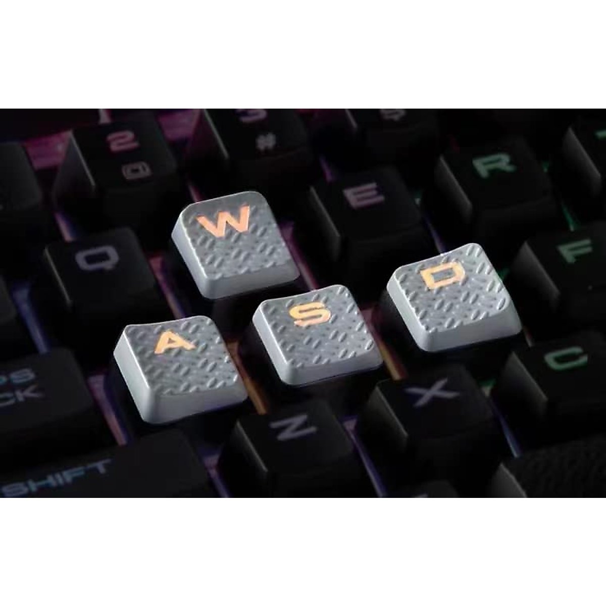 10 Keys Keycaps for Corsair K70 K95 K65 K70 MK.2 K90 / Corsair K100 RGB Mechanical Gaming Keyboard and Other Mechanical Keyboard with MX switches (Grey)