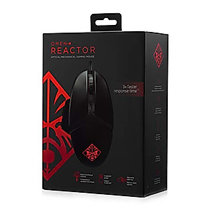 OMEN by HP Wired USB Gaming Reactor Mouse (Black/Red)
