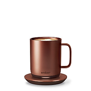 Ember Charging Coaster 2, Wireless Charging for Use with Ember Temperature Control Smart Mug, Copper