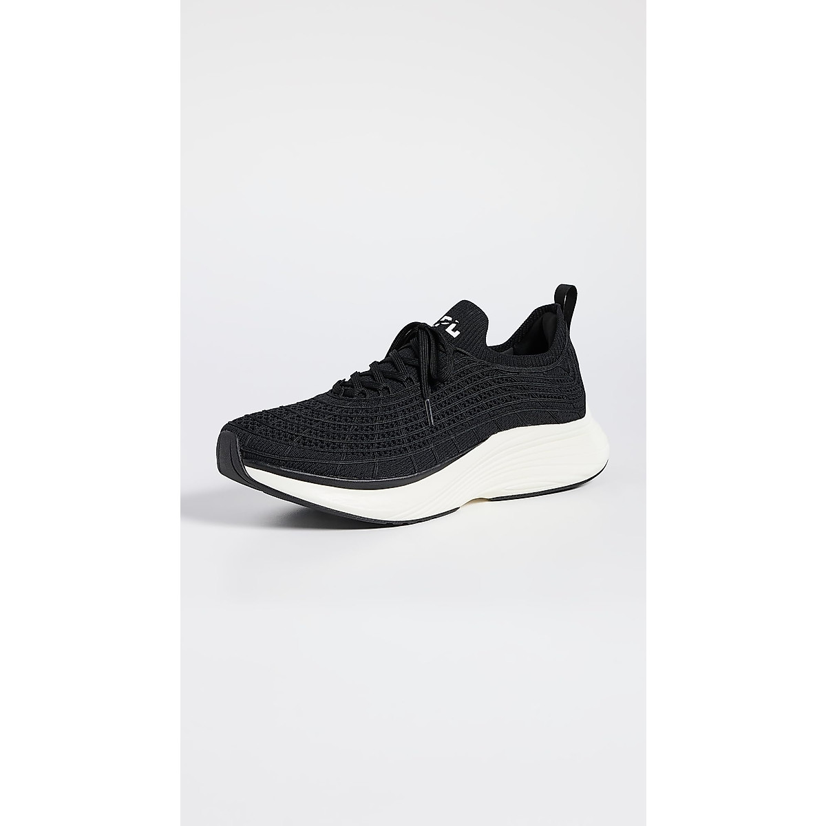 Athletic Propulsion Labs (APL) Women's Techloom Zipline Sneaker, Black/White, 8