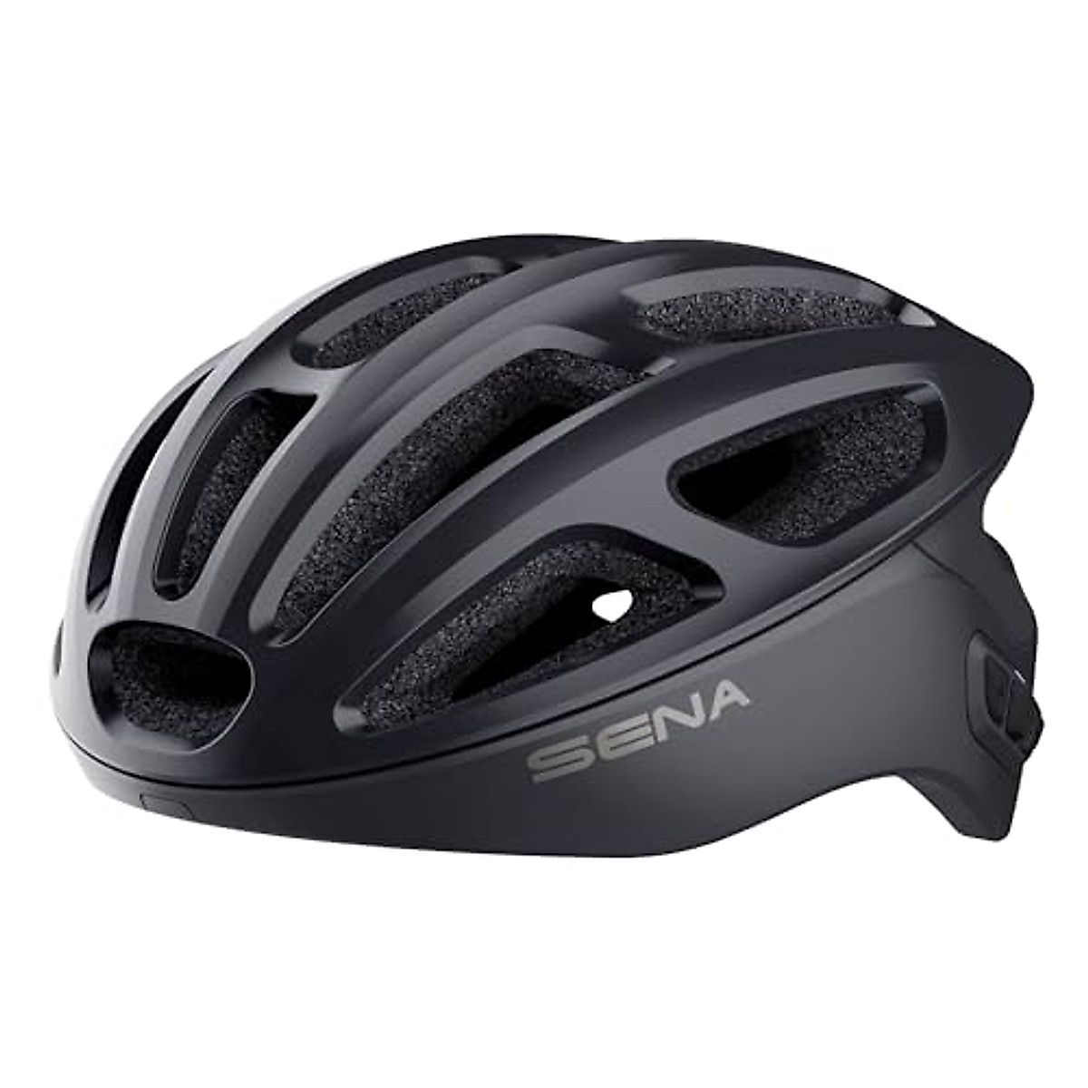 Sena R1 Smart Cycling Helmet (Matte Black, Large)