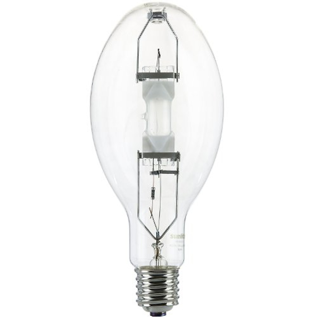 Sunlite 03663 MH400/U/MOG M59 Metal Halide Lamp, 400 Watts, Mogul Base (E39), ED37, 12,000 Hour Life Span, 36000 Lumen, Clear Finish, 4000K