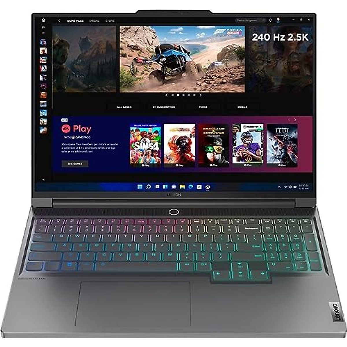 Lenovo Legion Slim 7i Gaming Laptop 16.0" 240 Hz IPS WQXGA (Intel i9-13900H, 32GB DDR5, 2x2TB SSD (4TB), GeForce RTX 4070 8GB, RGB KYB, FP Reader, Thunderbolt 4, WiFi 6E, Win 11 Pro) w/Dockztorm Hub