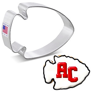 Arrowhead Cookie Cutter, 3.5" Made in USA by Ann Clark