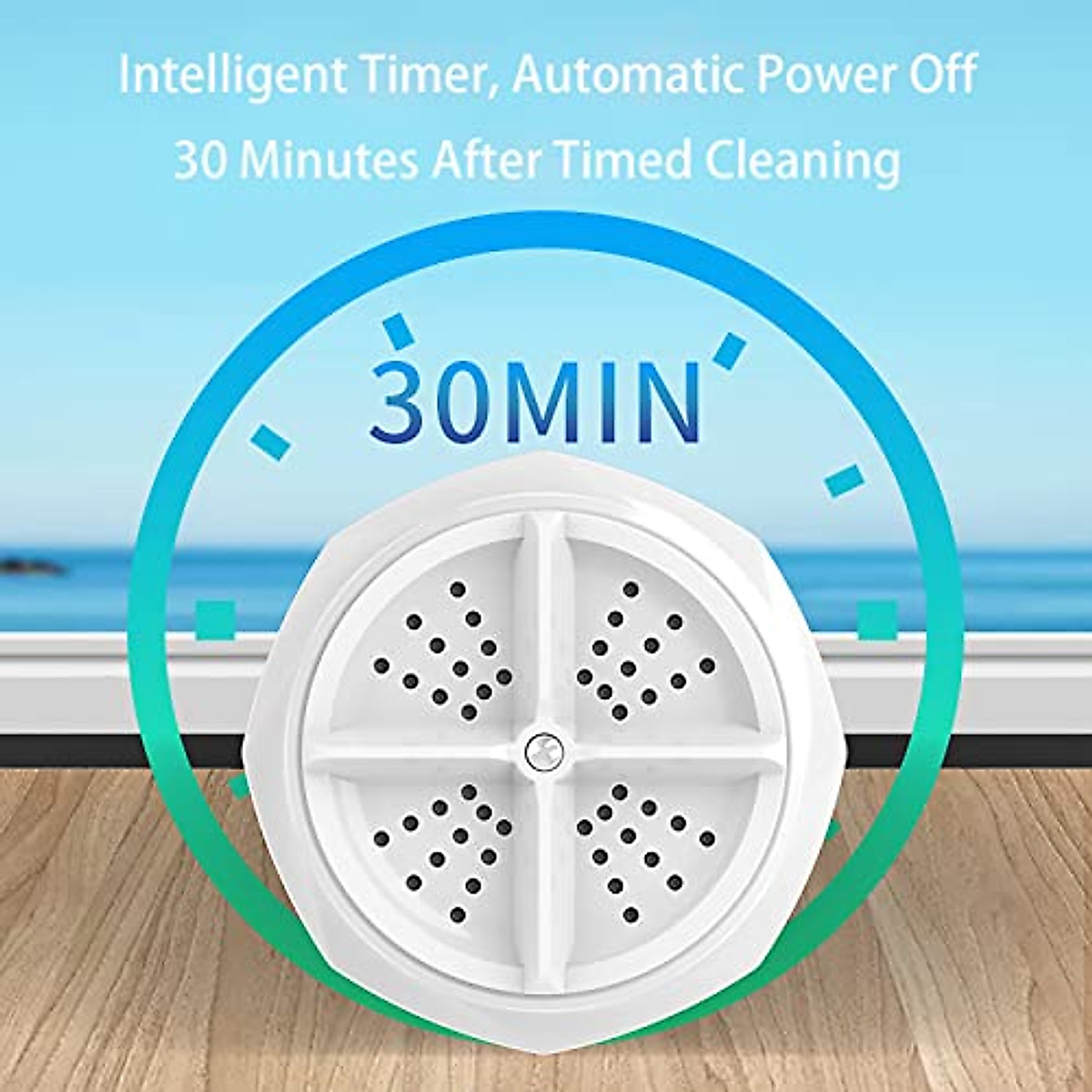 Mini turbo portable washer machine, fully automatic forward and reverse usb plug-in laundry machine, waterproof solid durable compact lavadoras convenient for home, business, travel