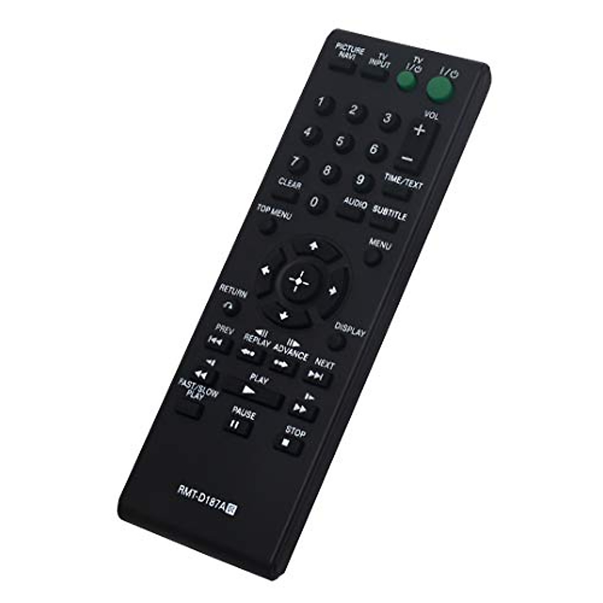 RMT-D187A Replaced Remote fit for Sony CD DVD Player DVP-SR200P DVP-NS710H DVP-PR50P DVP-PR30 DVP-PR60P DVP-SR400P DVP-NS611H DVP-NS717HP DVP-NS710H DVP-NS728H DVP-NS718H DVP-SR101