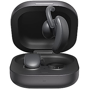 STUDIO NOD Wireless Earbuds with Personalized ANC, FREENOD Pro Wingtips for Sports, Deep Bass, Comfortable Fit, Touch Contro, Dark Grey, Aluminium Case, 24H Playtime