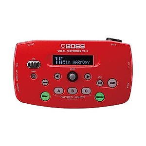 Boss VE-5 Vocal Performer Effect Processor (Red)