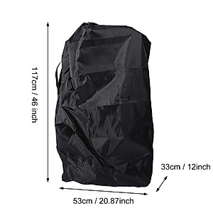 GLOGLOW Baby Stroller Travel Bag Cover Infant Kids Portable Large Pram Pushchair Storage Bag for Airplane (117 * 33cm / 46 * 12inch)
