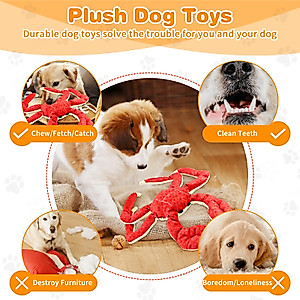 Dog Toys/Dog Toys for Large Dogs/Squeaky Dog Toys/Plush Dog Toys/Large Dog Toys/Stuffed Dog Toys/Interactive Dog Toys for Small, Medium, Large Dogs