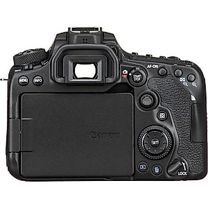 Canon EOS 90D DSLR Camera (Body Only) (3616C002) + 64GB Memory Card + Case + Corel Photo Software + LPE6 Battery + Charger + Card Reader + Flex Tripod + Hand Strap + More (Renewed)