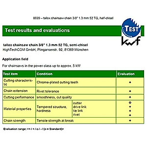 tallox 3 Pack 14" Chainsaw Chains 3/8 LP .050" 52 Drive Links fits Craftsman, Echo, Homelite, Poulan