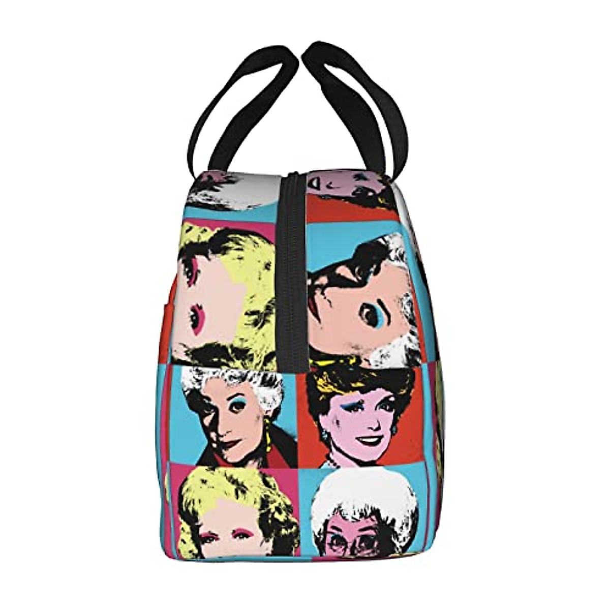 Insulated Lunch Bags Lunch Tote for Women Reusable Lunch Box for Girls (golden)