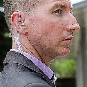 Replacement Earmold Earpiece Earbud Earplug Ear Mold for Walkie Talkie Acoustic Tube Earpiece,Soft Silicone Earmould Replacement Earpiece Insert for Two Way Radio Air Acoustic Headset (Pair of 12)