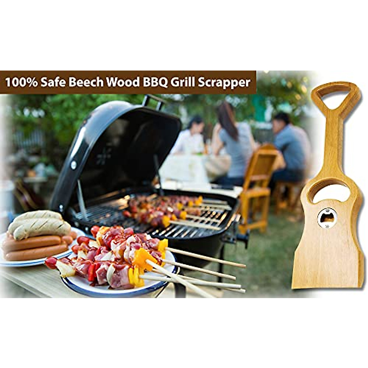 New MEATER+165ft Long Range Smart Wireless Meat Thermometer for the Oven Grill Kitchen BBQ Smoker Rotisserie with Bluetooth and WiFi Digital Connectivity (Meater+ One Scraper)