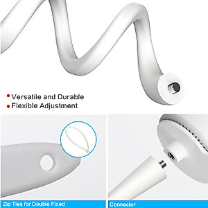 Baby Monitor Mount for Eufy Spaceview, Spaceview Pro and Spaceview S Video Baby Camera Holder, Baby Nursery Monitor Crib Mounting Bracelet for Cot Shelves or Furniture, Baby Monitor Kits, No Drill