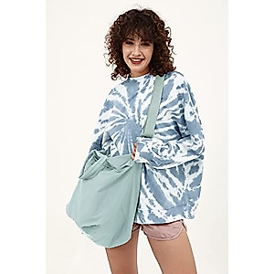 ODODOS 19L Multi Hobo Bags 2.0 with 2 Straps for Women, Totes Handbags, Crossbody Shoulder Bags, Chambray