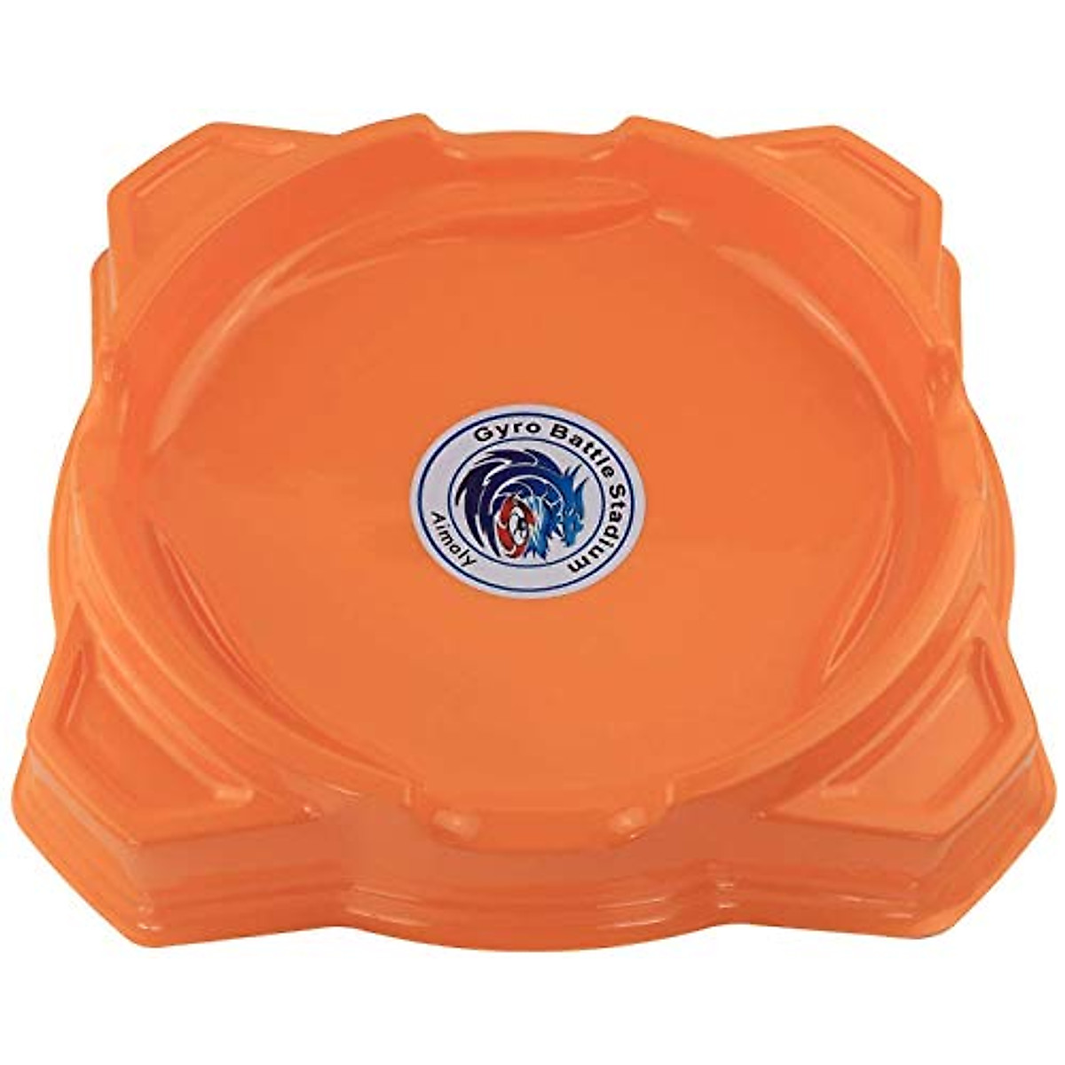 Aimoly Bey Stadium Battle Arena for Beyblade Burst Battling Tops Game (Orange)