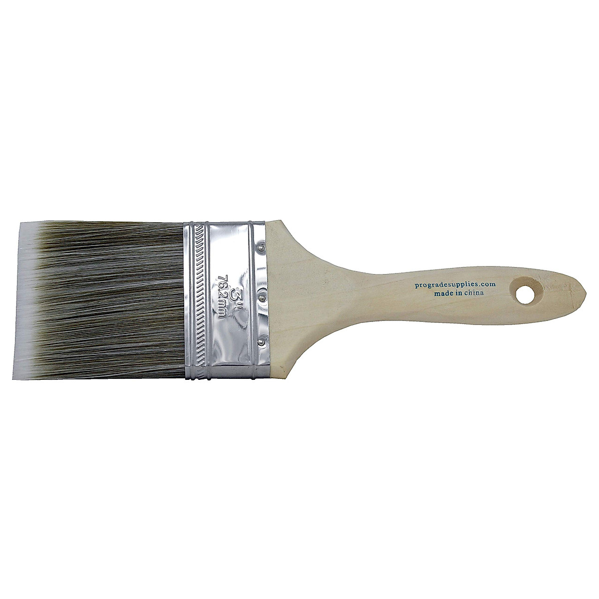 12PK 3 inch Flat Brush Premium Wall/Trim House Paint Brush Set for Professional Painter and Home Owners Painting Brushes for Cabinet Decks Fences Interior Exterior & Commercial Paintbrush.