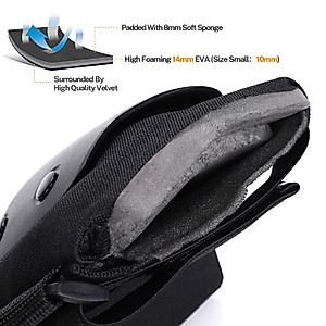 Gonex Knee Pads Elbow Pads with Wrist Guards, Kids Youth Adult Skateboard Skate Pads 3 in 1 Protective Gear Set for Skateboarding Skating Roller Skating Scooter Cycling Biking Bicycle, Black S