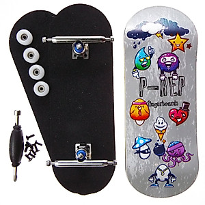 P-REP Standard Complete Wooden Fingerboard Turnt Up Storm 34mm