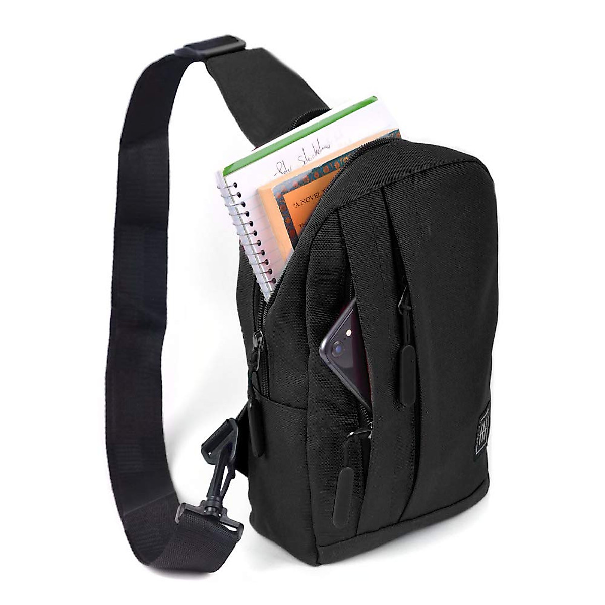 WESTEND Crossbody Canvas Sling Bag Backpack with Reversible Strap