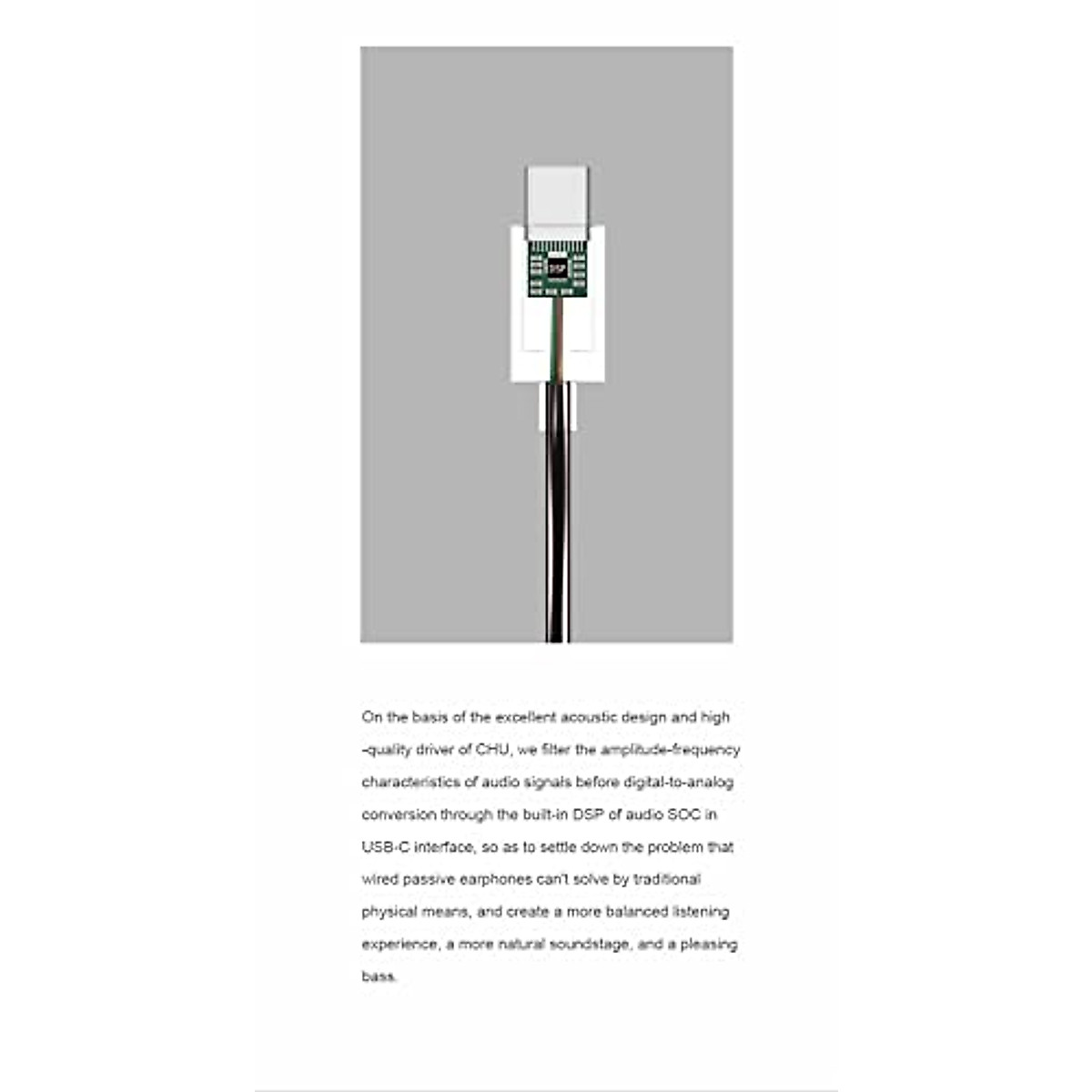 Moondrop JIU Earphone DSP 10mm High-Performance Dynamic IEMs MEMS Microphone USB-C Port in-Ear Earphone