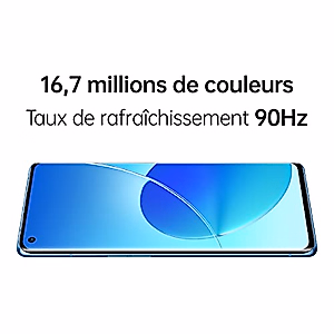 OPPO Reno 6 PRO 5G CPH2247 Dual SIM 12GB Ram 256GB Storage Snapdragon 870 EU/UK Global Model Factory Unlocked - Artic Blue