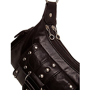 Handbags For All Silver Studded Hobo women handbag Shoulder Handbag