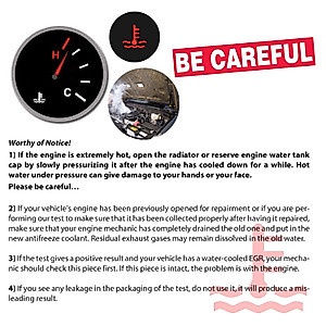 CS Motor Test, CS Engine Combustion Real-TIME Leak Tester - Cylinder Head Gasket CO2 Head Tester - Test While Driving - Petrol Diesel Gas - Engine Under Load Head Gasket Test Kit- 2 PCS in a Box