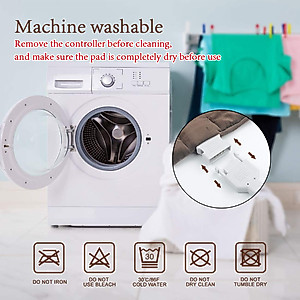 Electric Heating Pad for Back/Neck/Shoulders/Abdomen/Legs Pain Relief, Large Heating Pad with Moist & Dry Heat Therapy Options, 3 Temperature Settings, Machine Washable and Auto Shut Off- L180